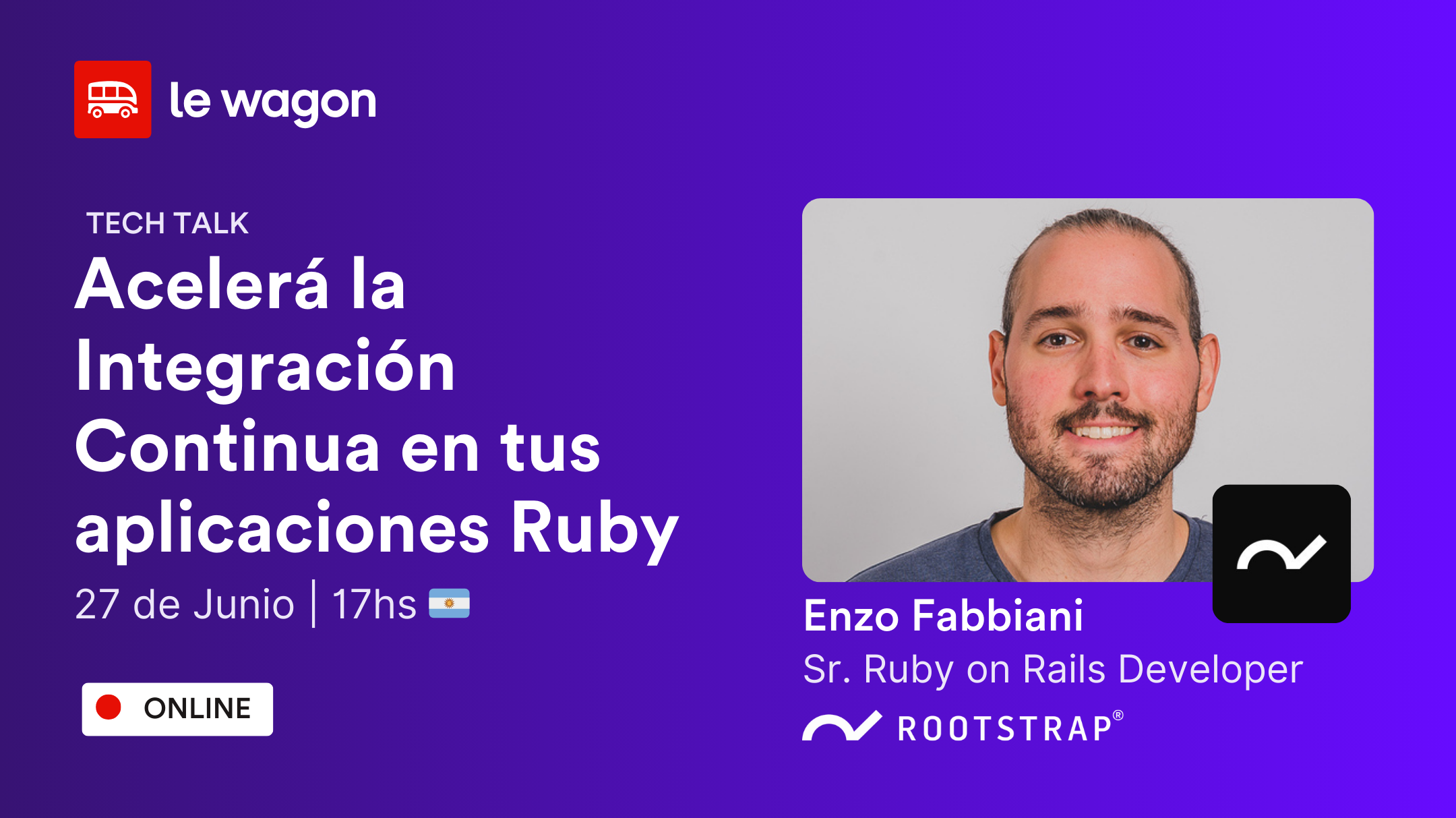 Acelerá la Integración Continua en tus aplicaciones Ruby con Enzo Fabbiani
