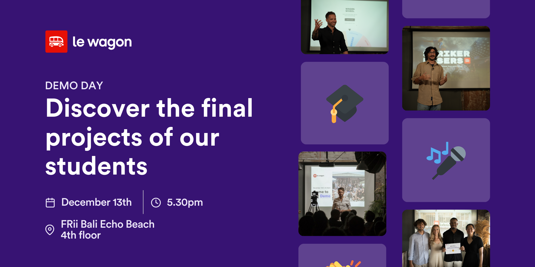 Le Wagon Bali Demo Day | Web Development and Data Science